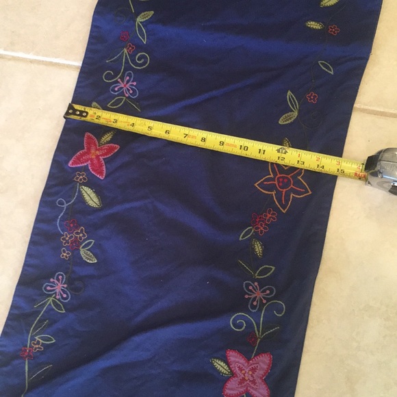 Pottery Barn | Kitchen | Pottery Barn 84 Embroidered Table Runner ...